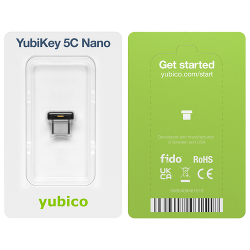 YubiKey 5C Nano – Mini security for USB-C